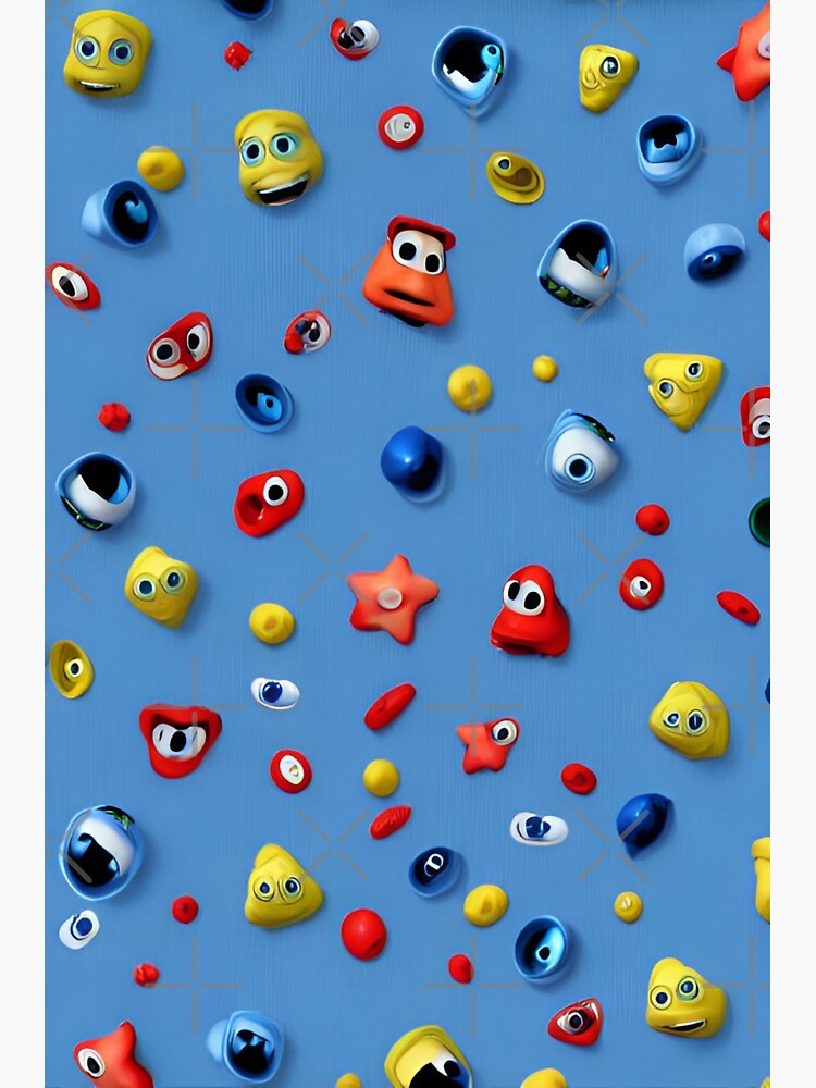 "Silly Blobs Friends" Sticker for Sale by PatternZone | Redbubble