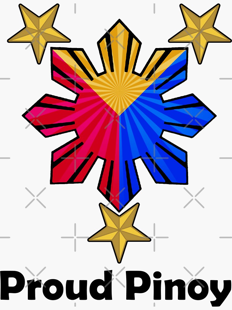 "Filipinos - Proud Pinoy" Sticker for Sale by YOLOZ | Redbubble