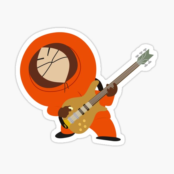 "Kenny rocking" Sticker for Sale by JamesCMarshall | Redbubble