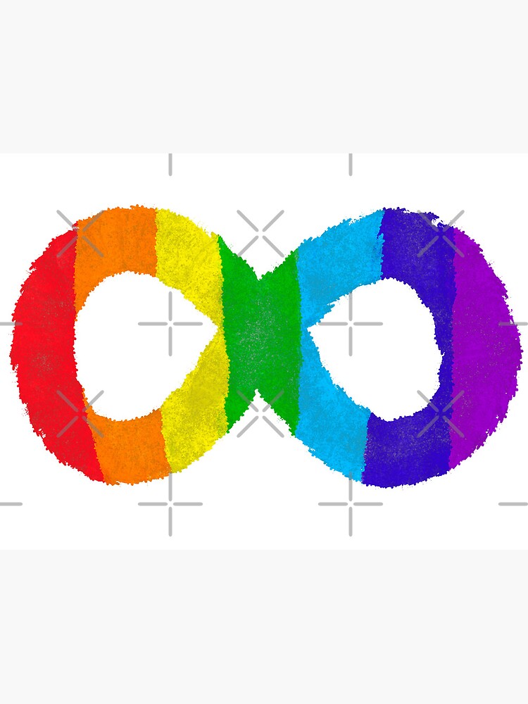 Lámina Fotográfica «símbolo Del Arco Iris Infinito Para La Aceptación