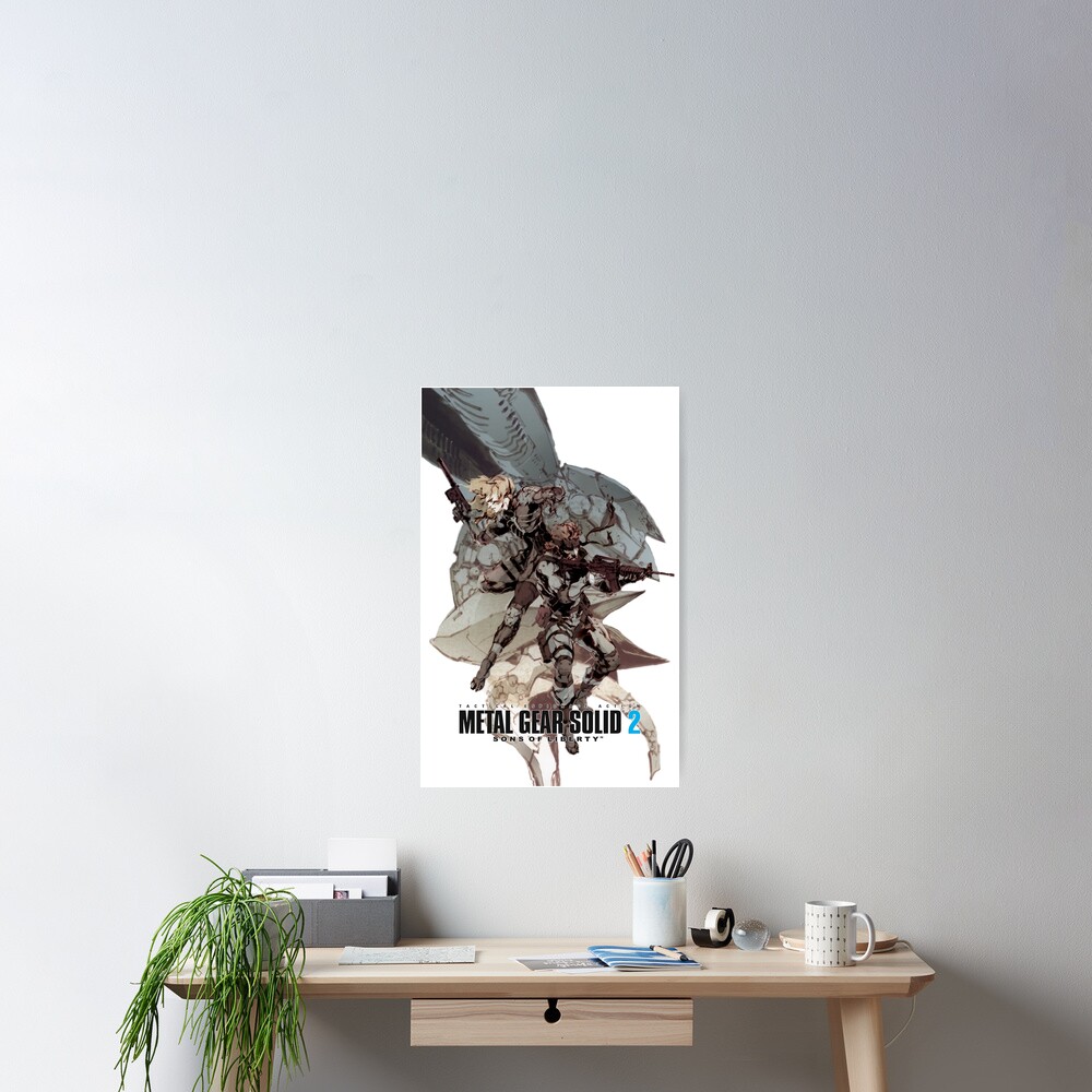"Metal Gear Solid 2 Raiden and Snake" Poster for Sale by meimeidesu ...