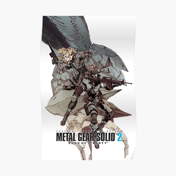 "Metal Gear Solid 2 Raiden and Snake" Poster for Sale by meimeidesu ...