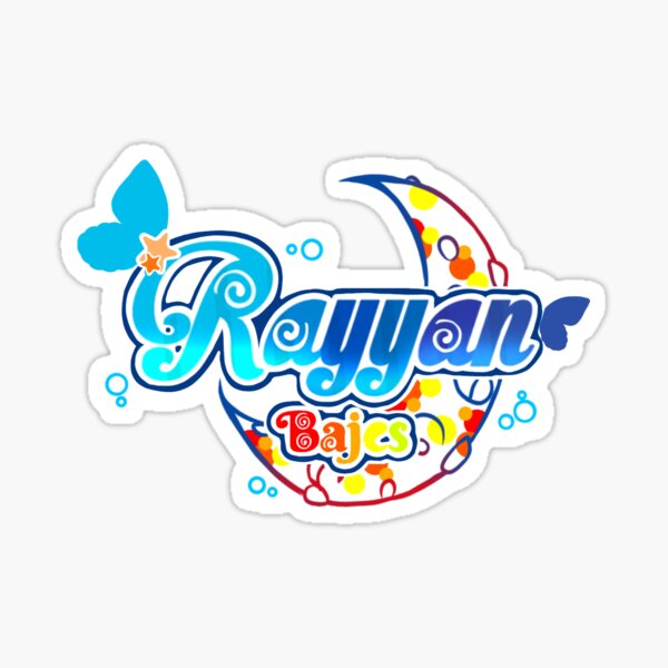 "Name Rayyan Logo " Sticker for Sale by AzamiKazumi | Redbubble