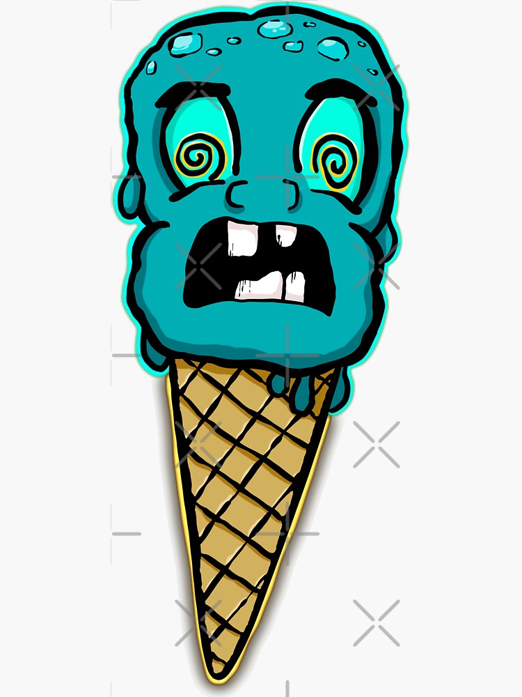 "Zombie Cone" Sticker for Sale by sparklefrog | Redbubble