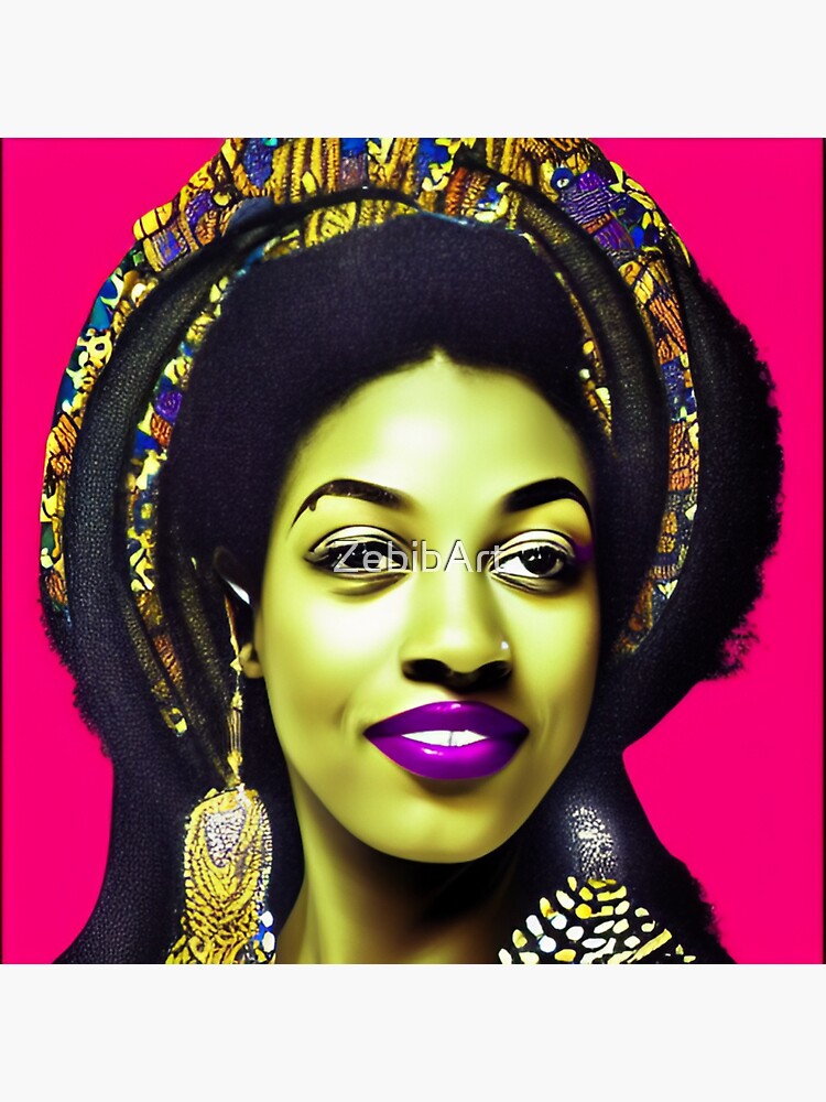"Queen of Sheba ሐ" Sticker for Sale by ZebibArt | Redbubble