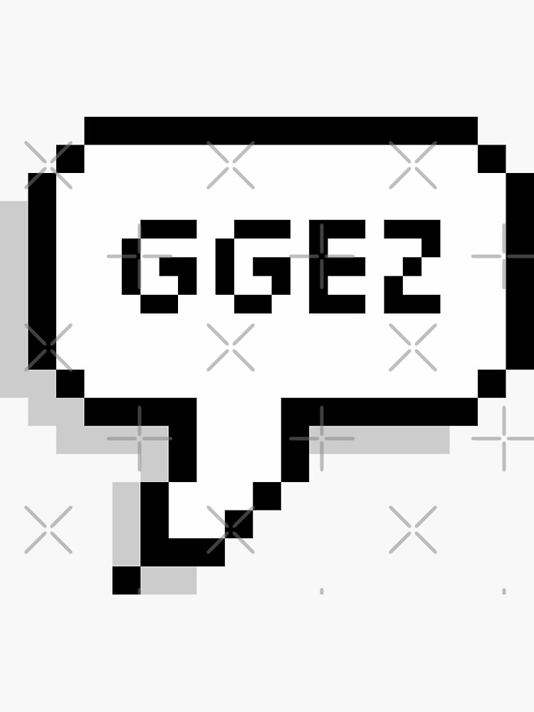 "GGEZ | Good Game Easy | Game Gamer Gaming" Sticker for Sale by ...