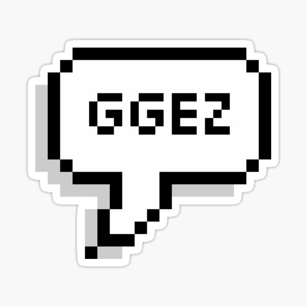 "GGEZ | Good Game Easy | Game Gamer Gaming" Sticker for Sale by ...