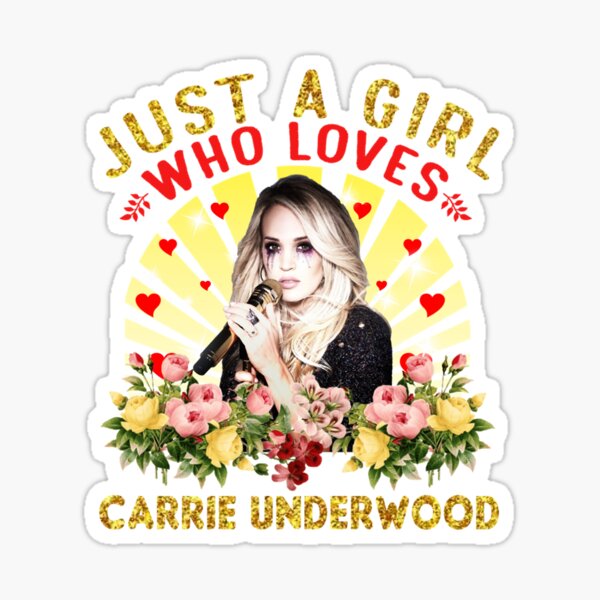 "Carrie Underwood" Sticker for Sale by simeona77ph4y | Redbubble