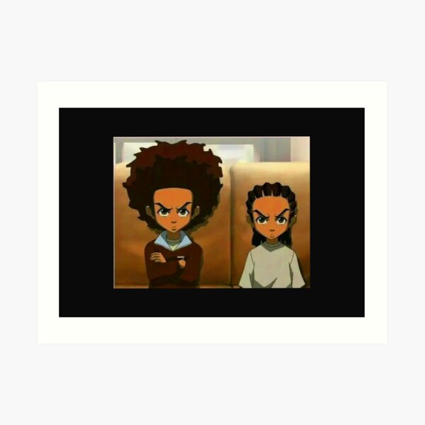 "Huey Freeman, The Boondocks, Riley Freeman, Huey Boondocks" Art Print ...