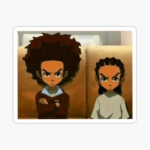 "Huey Freeman, The Boondocks, Riley Freeman, Huey Boondocks" Sticker ...