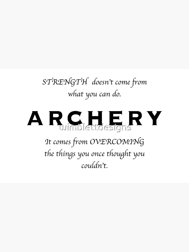 Inspirational Archery Quotes