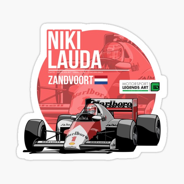 Niki Lauda Stickers | Redbubble