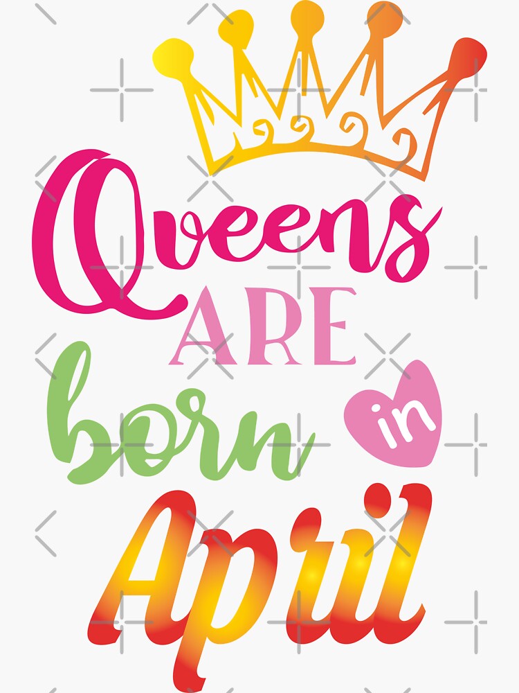"Happy birthday april " Sticker for Sale by Thealstars | Redbubble