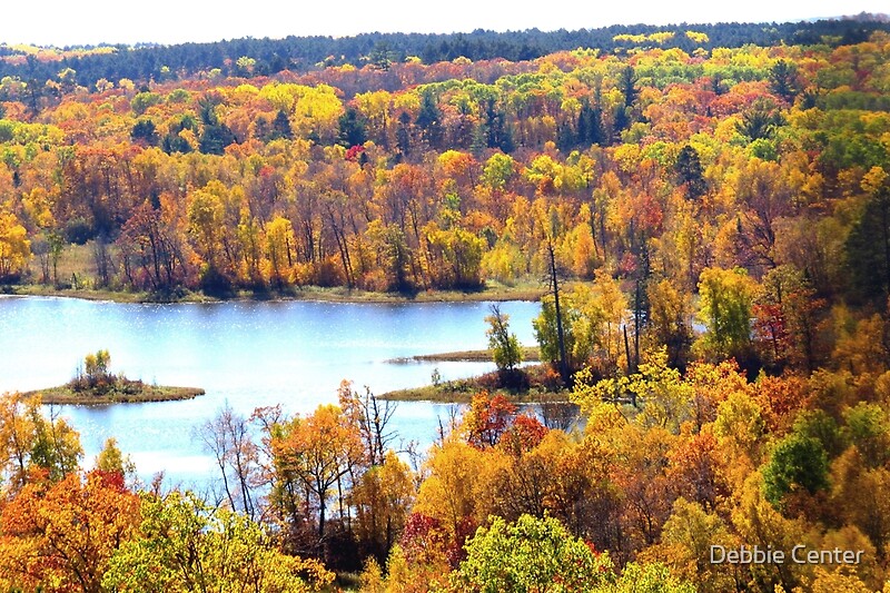 "Breathtaking Autumn View from Itasca State Park's Fire Tower" by ...