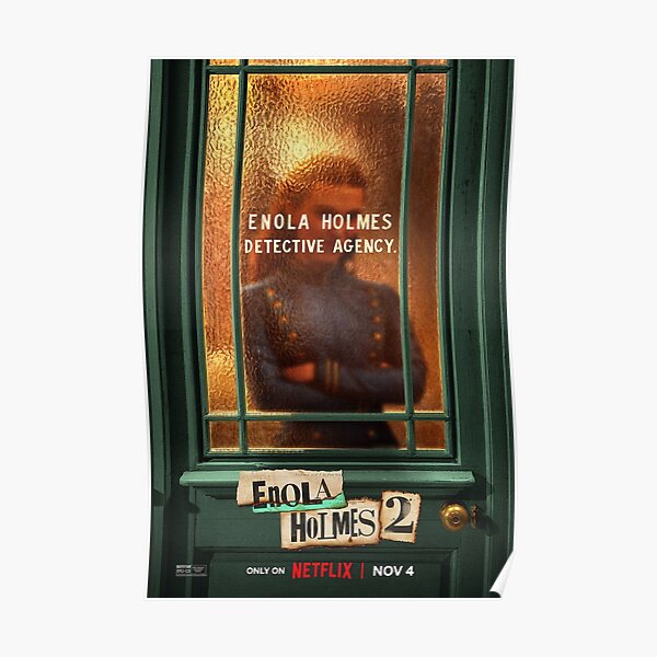 "Enola Holmes 2 Movie 2022 Poster" Poster for Sale by wautierhsm ...