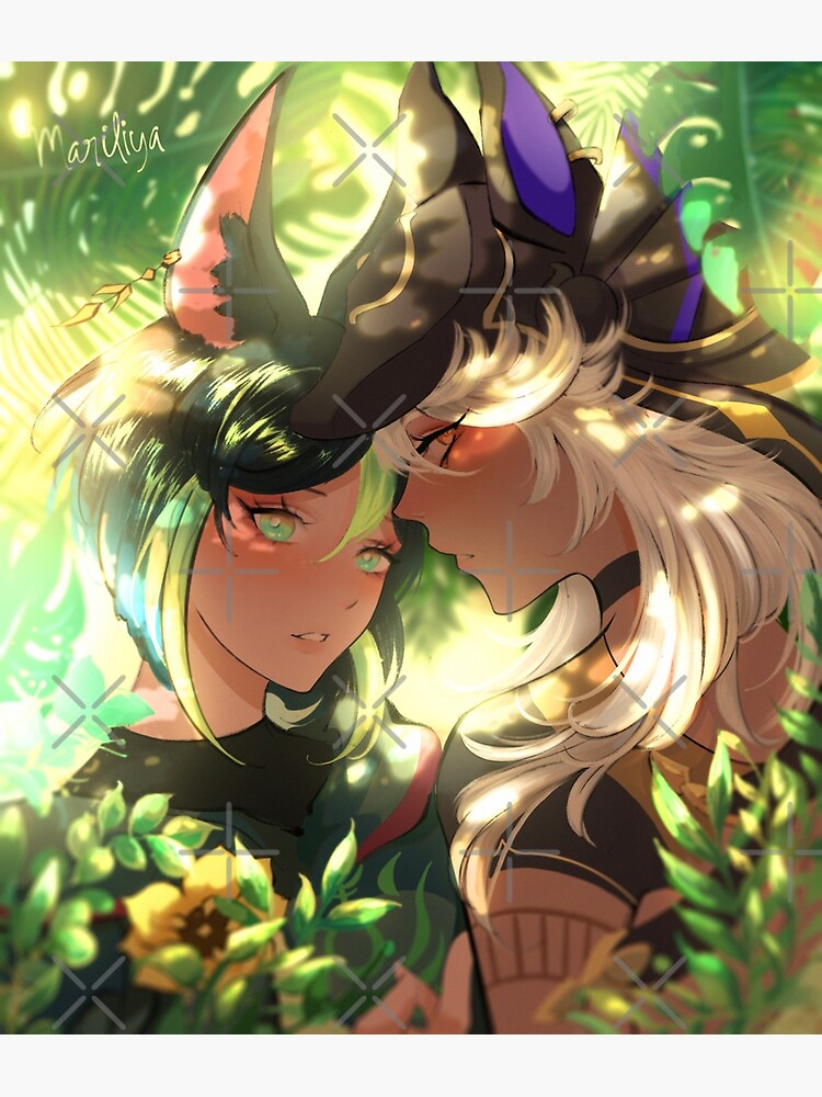 "cynonari cyno Tighnari" Art Print for Sale by Mari-Firefly | Redbubble