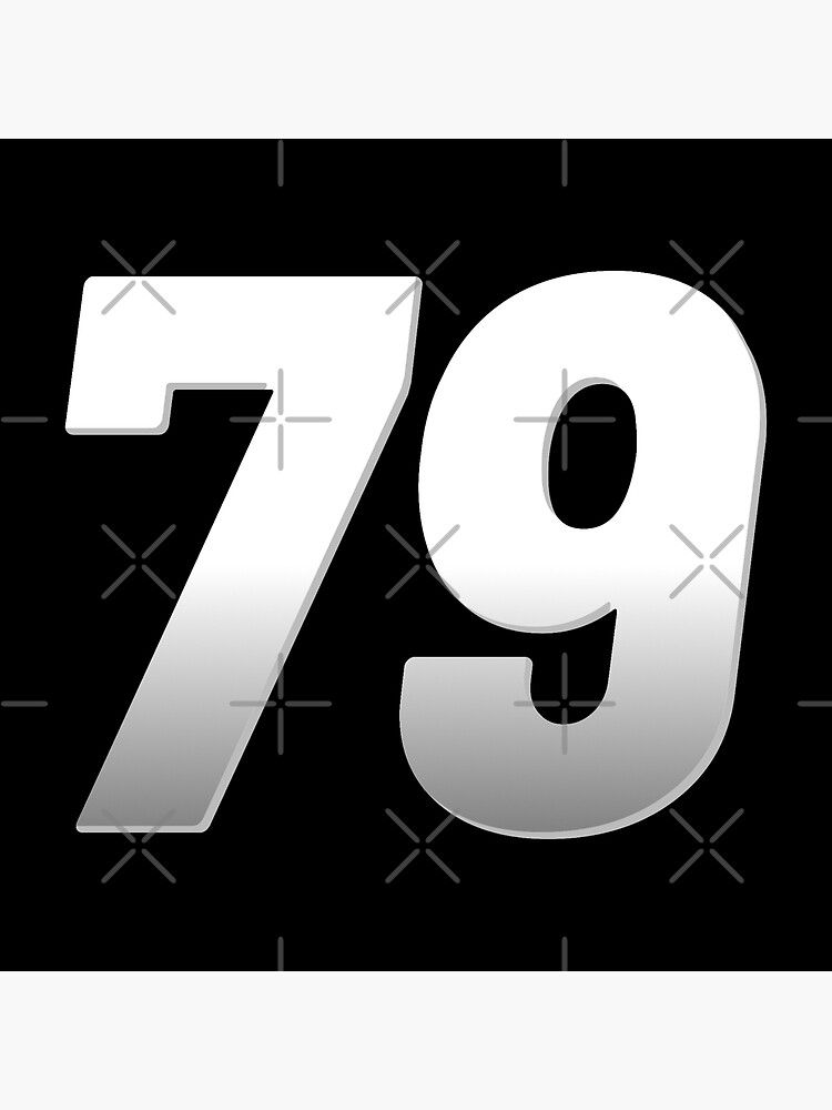 "Racing Number 79" Poster for Sale by dennystee | Redbubble