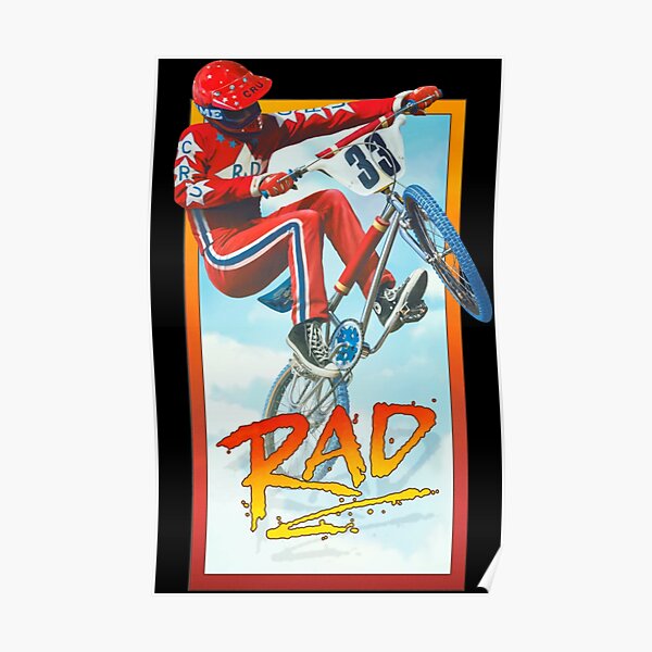 "RAD BMX MOVIE " Poster for Sale by lozannoedges | Redbubble