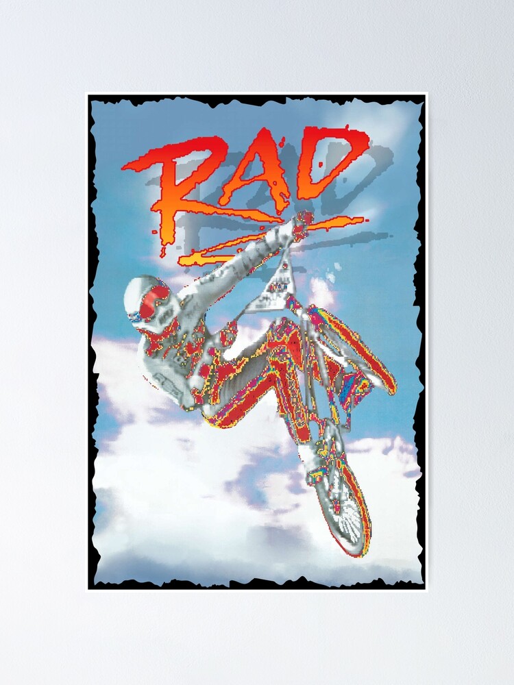"RAD BMX MOVIE " Poster for Sale by lozannoedges | Redbubble