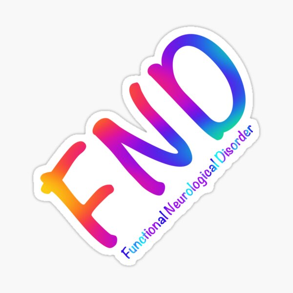 "FND - Functional Neurological Disorder " Sticker for Sale by Unwired ...