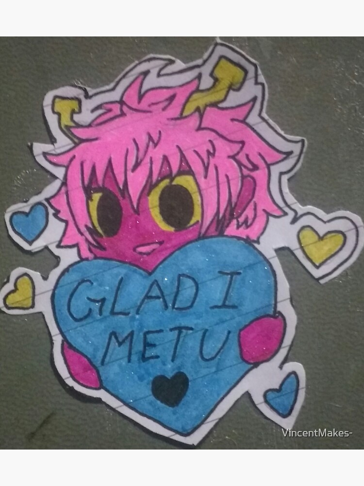 "Ashido VALENTINE" Sticker for Sale by VincentMakes- | Redbubble