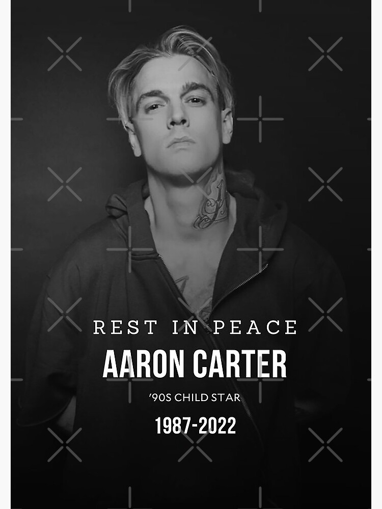 "AARON CARTER, RIP AARON CARTER" Spiral Notebook for Sale by ...