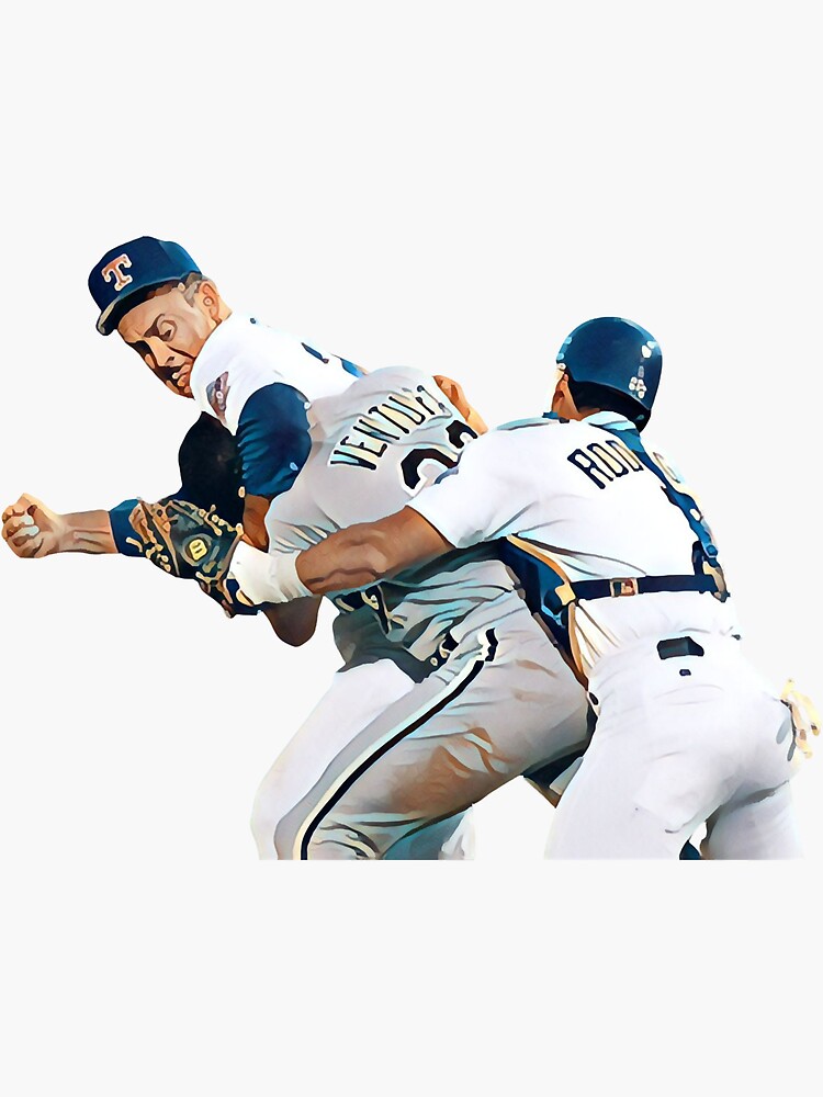 "Nolan Ryan Fight-Funny" Sticker for Sale by KingPantherS | Redbubble