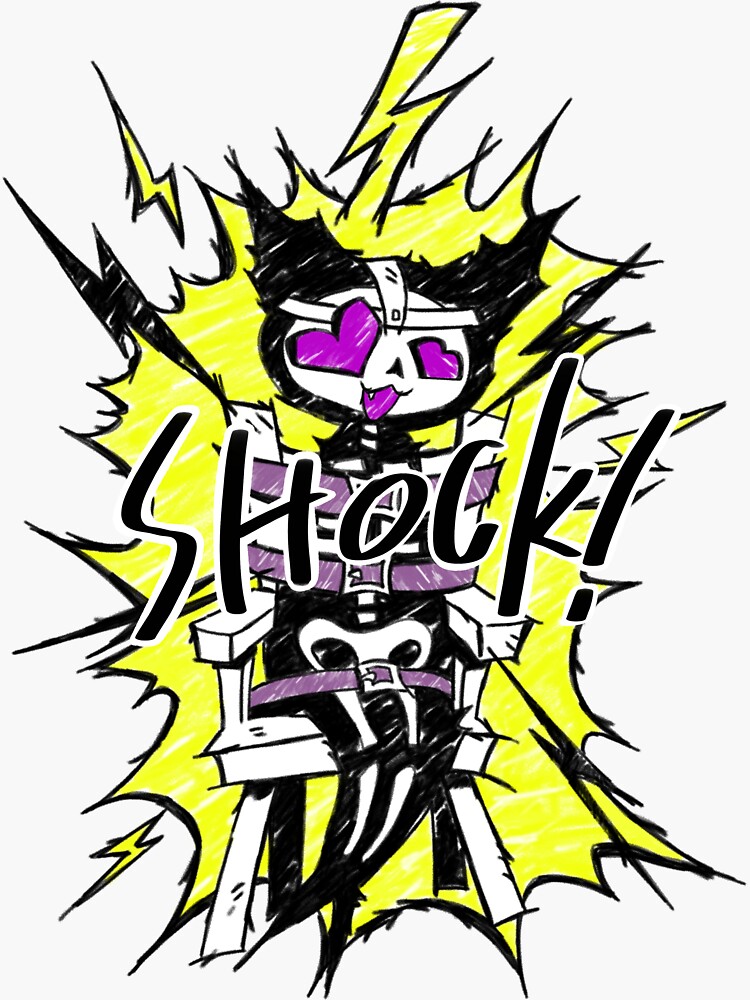 "Shock Cat" Sticker for Sale by MsDigglesworth | Redbubble