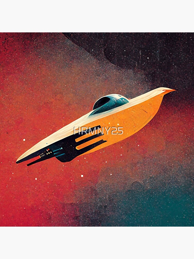 "Space Ship Car Journey Moon Ship Ufo World Mission" Poster for Sale by ...