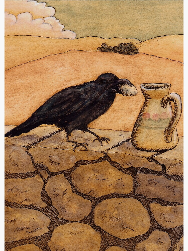 "Aesop's Fable Crow and Pitcher" Photographic Print by shinypennyart ...