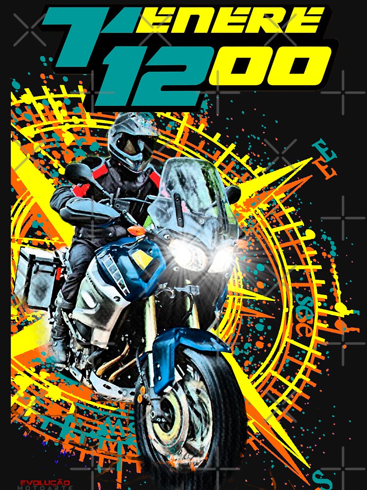 "Super Tenere 1200 Xt" T-shirt for Sale by Evomotoarte | Redbubble ...
