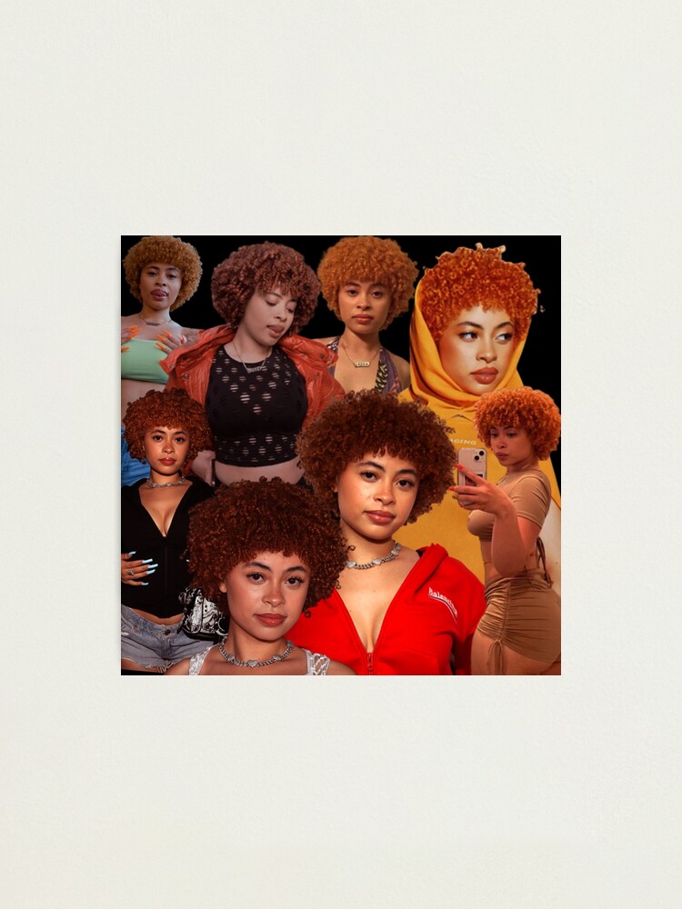 "Ice Spice collage poster tribute design 2022" Photographic Print for ...