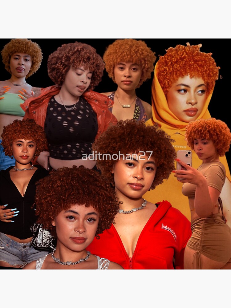 "Ice Spice collage poster tribute design 2022" Sticker for Sale by ...