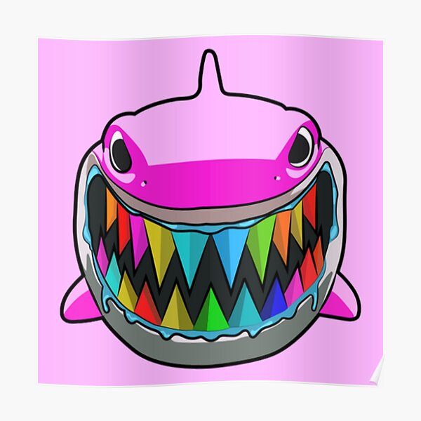 " Shark 6ix9ine" Poster for Sale by kyokyyosei | Redbubble