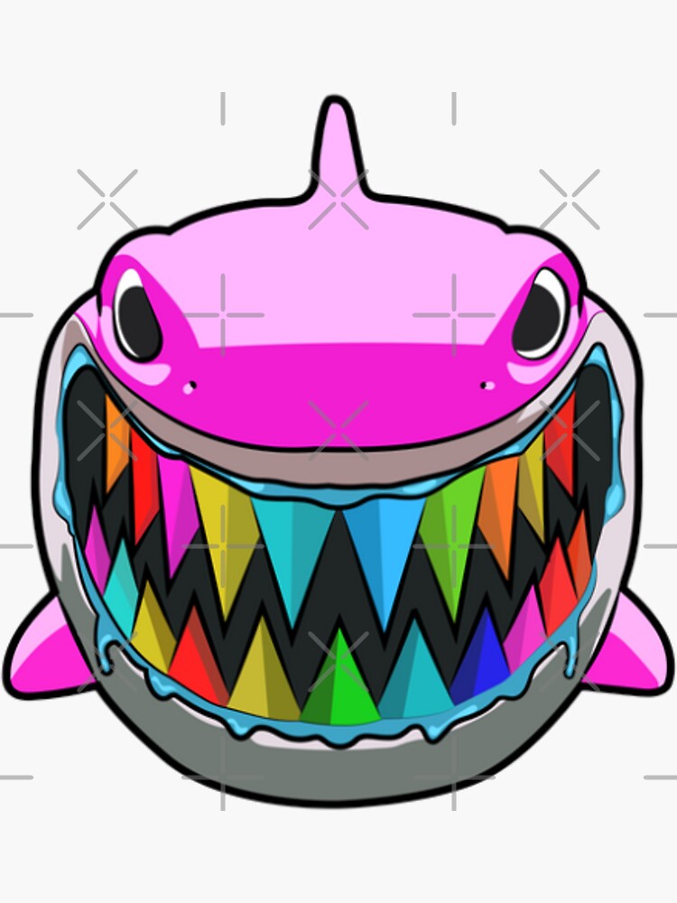 " Shark 6ix9ine" Sticker for Sale by kyokyyosei | Redbubble