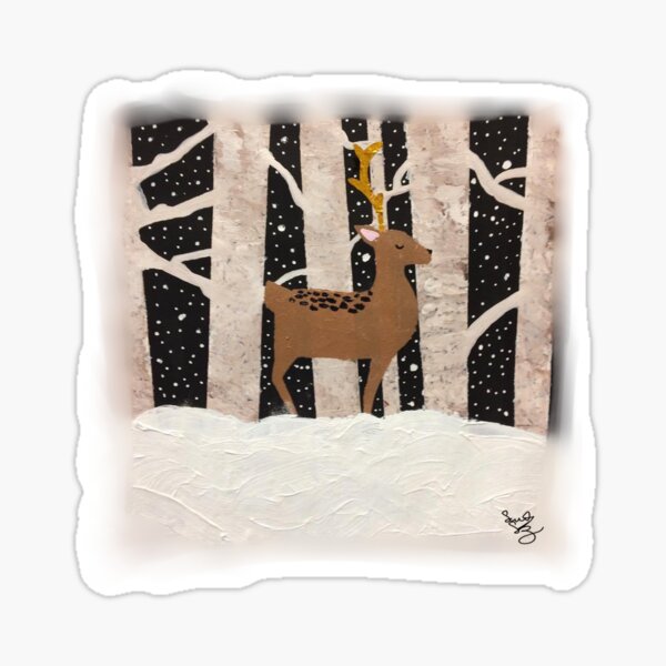 "Oh Deer" Sticker for Sale by scoutsprout | Redbubble