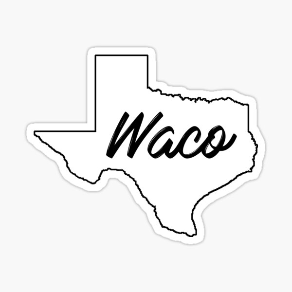 "Waco" Sticker for Sale by LisaDylanArt | Redbubble