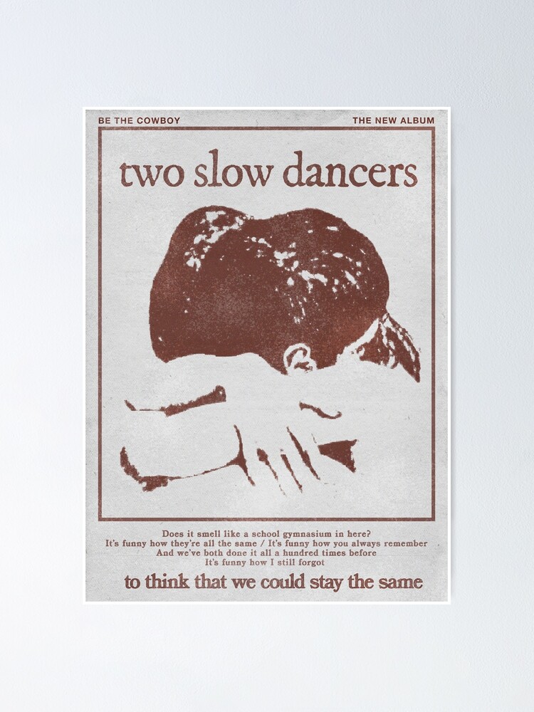 "Two Slow Dancers" Poster for Sale by lgsketches | Redbubble