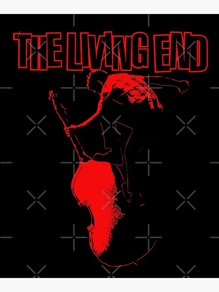 Póster «The Living End - Gráfico de puente de contrabajo. Ilustración ...