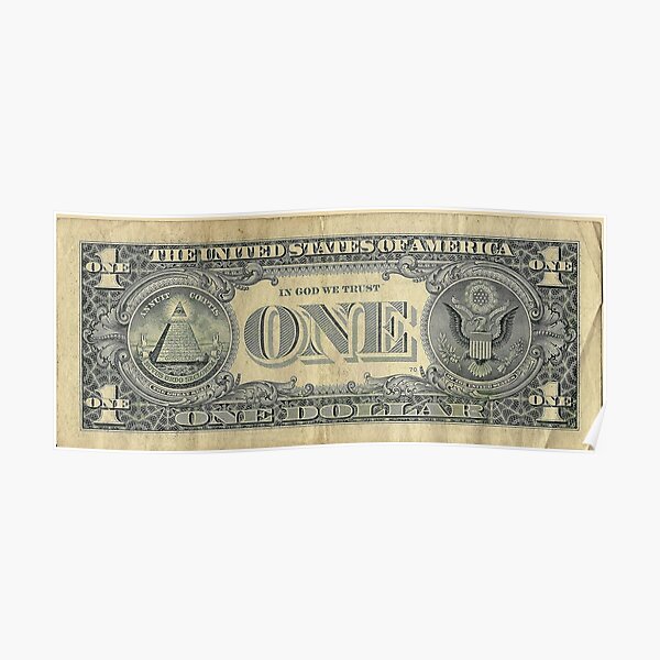 "DOLLAR BILL YO!" Poster for Sale by IMPACTEES | Redbubble