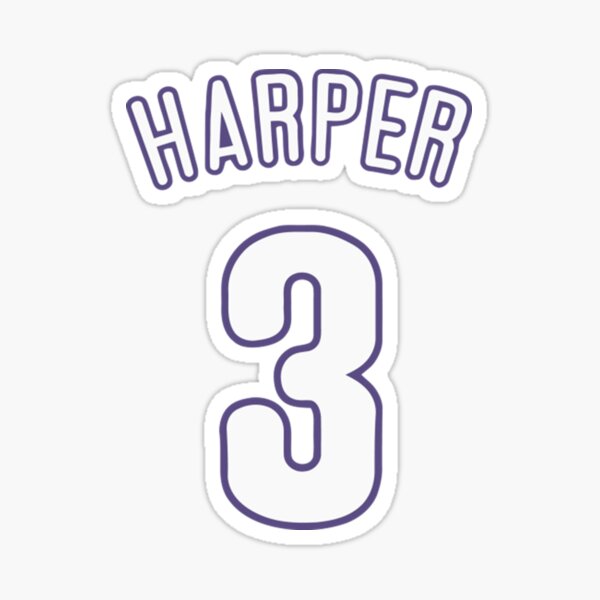 "Bryce Harper Phillies" Sticker for Sale by MarigoldLusted | Redbubble