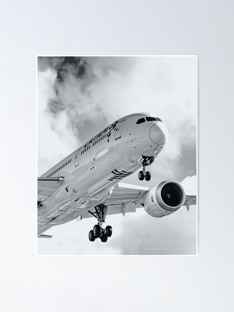 "LATAM Boeing 787-9 " Poster for Sale by entizor | Redbubble