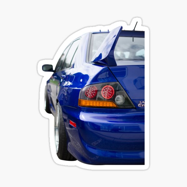 "Mitsubishi Lancer Evolution IX" Sticker for Sale by quanicles | Redbubble