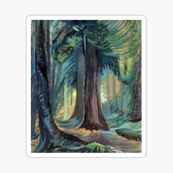 "Emily Carr Paintings" Sticker for Sale by Youssef-art | Redbubble