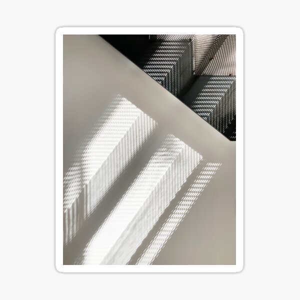 "Wearable architecture series #001 – Moving Shadows" Sticker for Sale ...