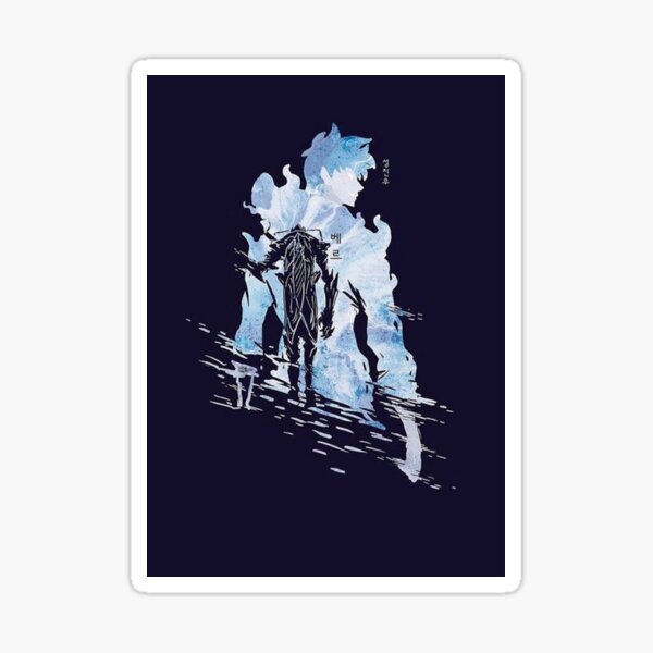 "Solo Leveling" Sticker for Sale by poliitanoo | Redbubble
