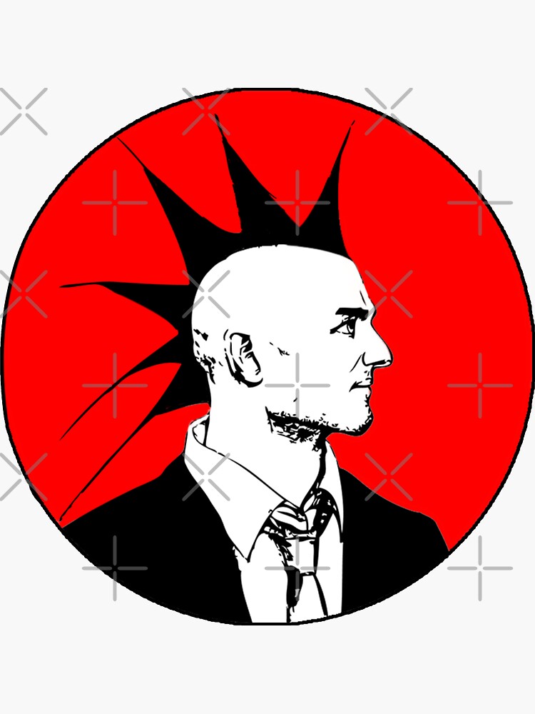 "Punk Rock - Mohawk Tim Timebomb Armstrong" Sticker for Sale by ...
