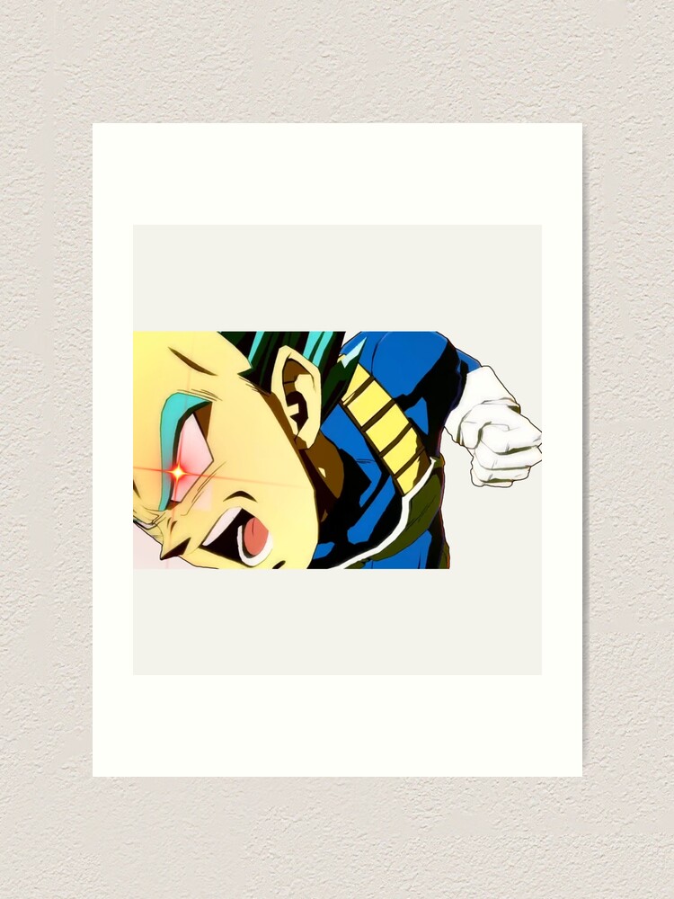 "Vegeta's Final Flash Attack " Art Print for Sale by Frame-n-Play ...