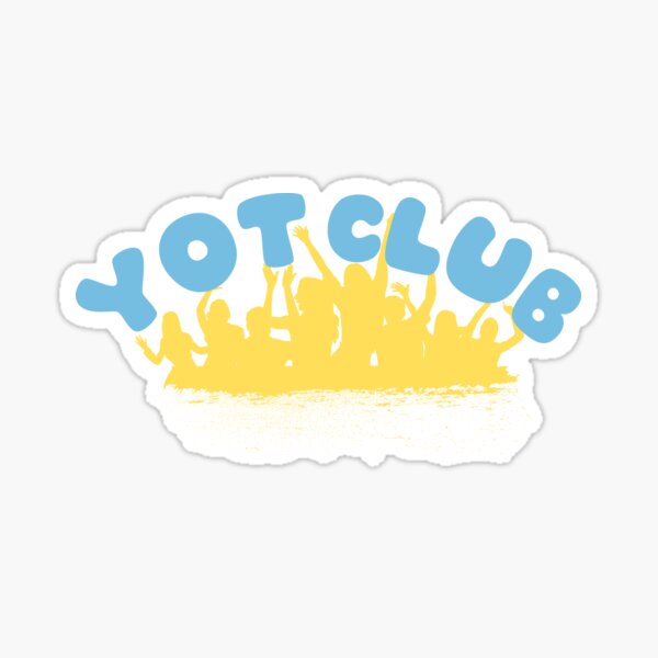 "yot club" Sticker for Sale by Stylish-Art-4U | Redbubble