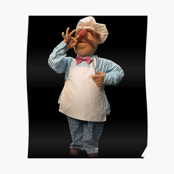 "The Swedish chef bork " Poster for Sale by World-art-4-u | Redbubble